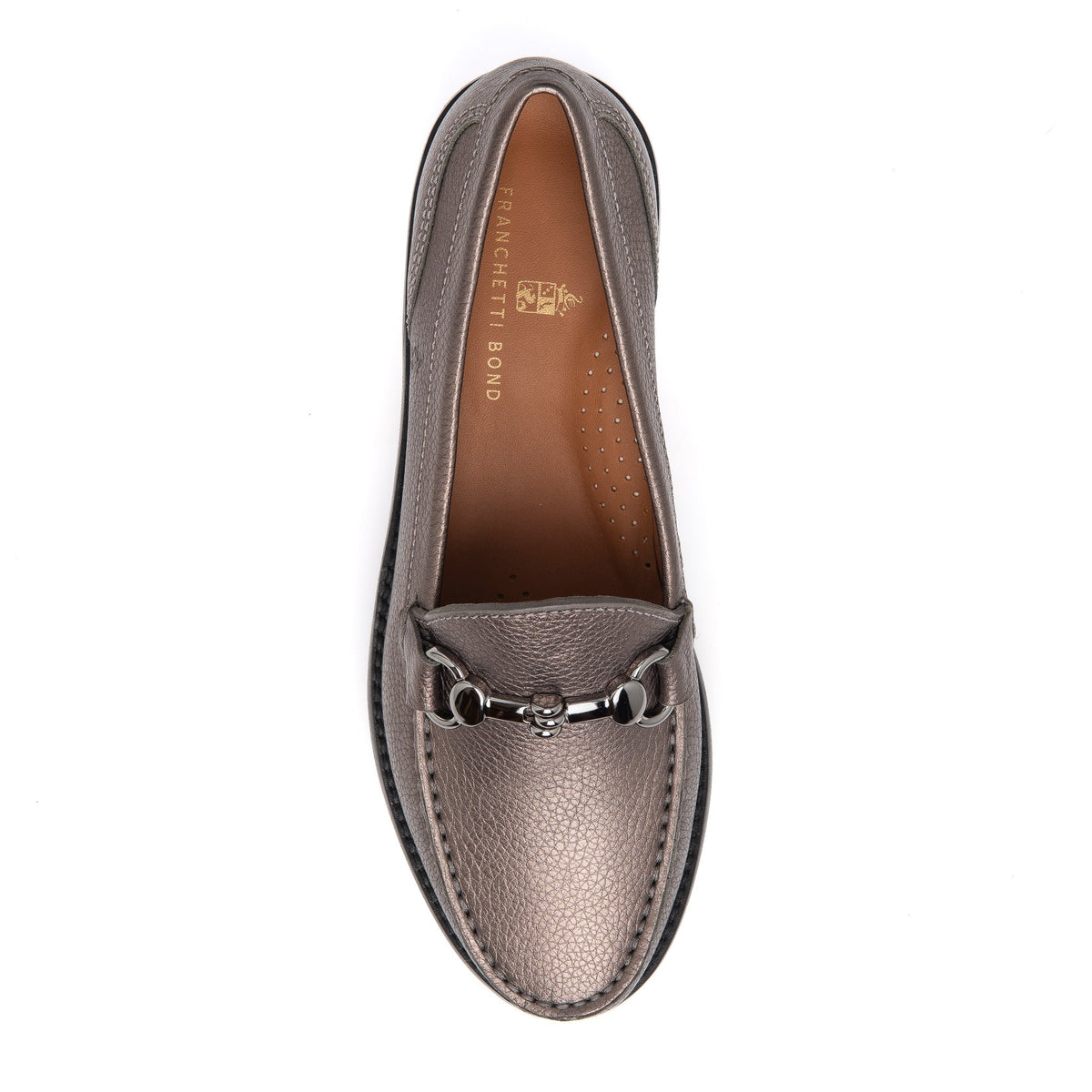 Ella Pewter Chunky Sole Loafer – Franchetti Bond