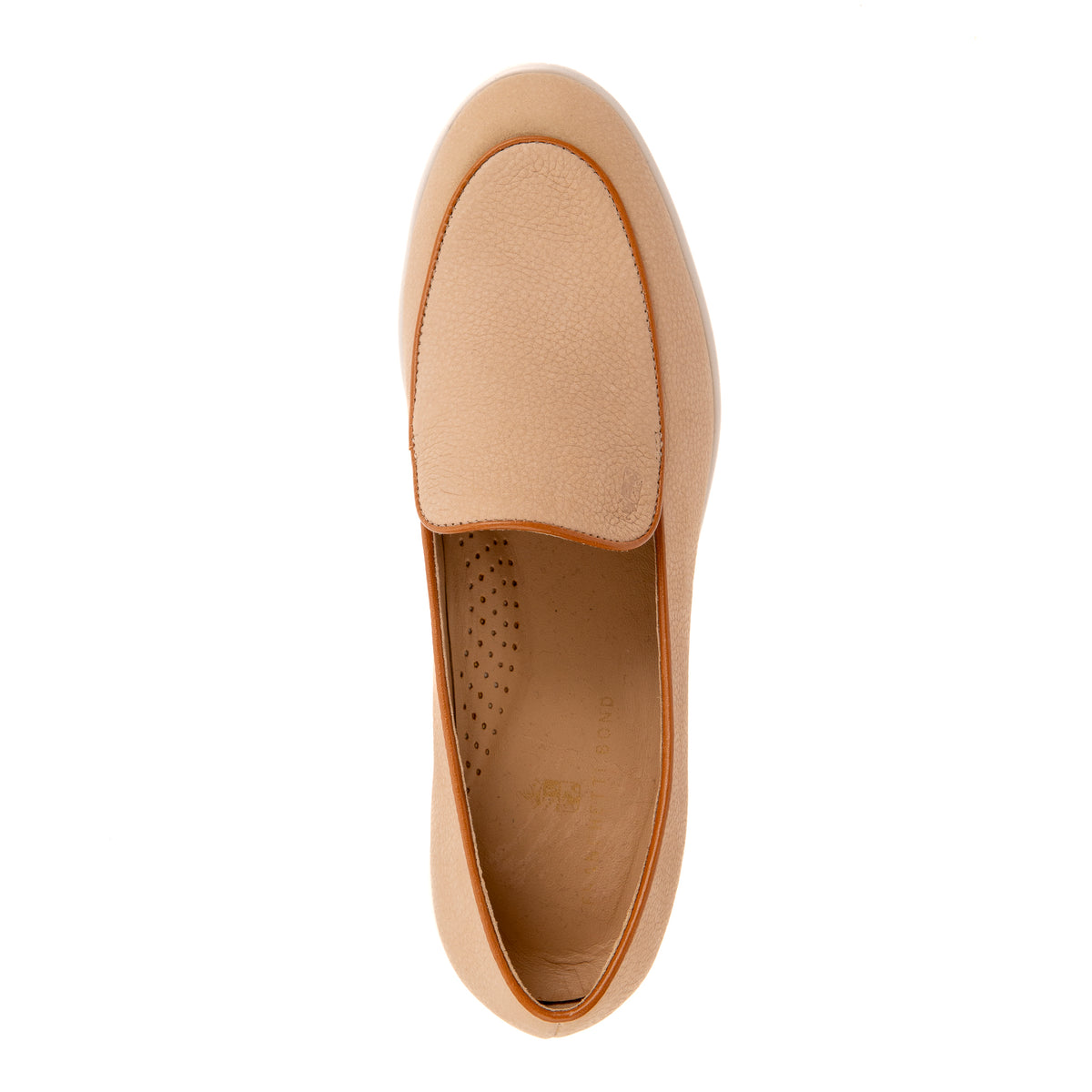 Estelle Sand Nubuck Loafer – Franchetti Bond