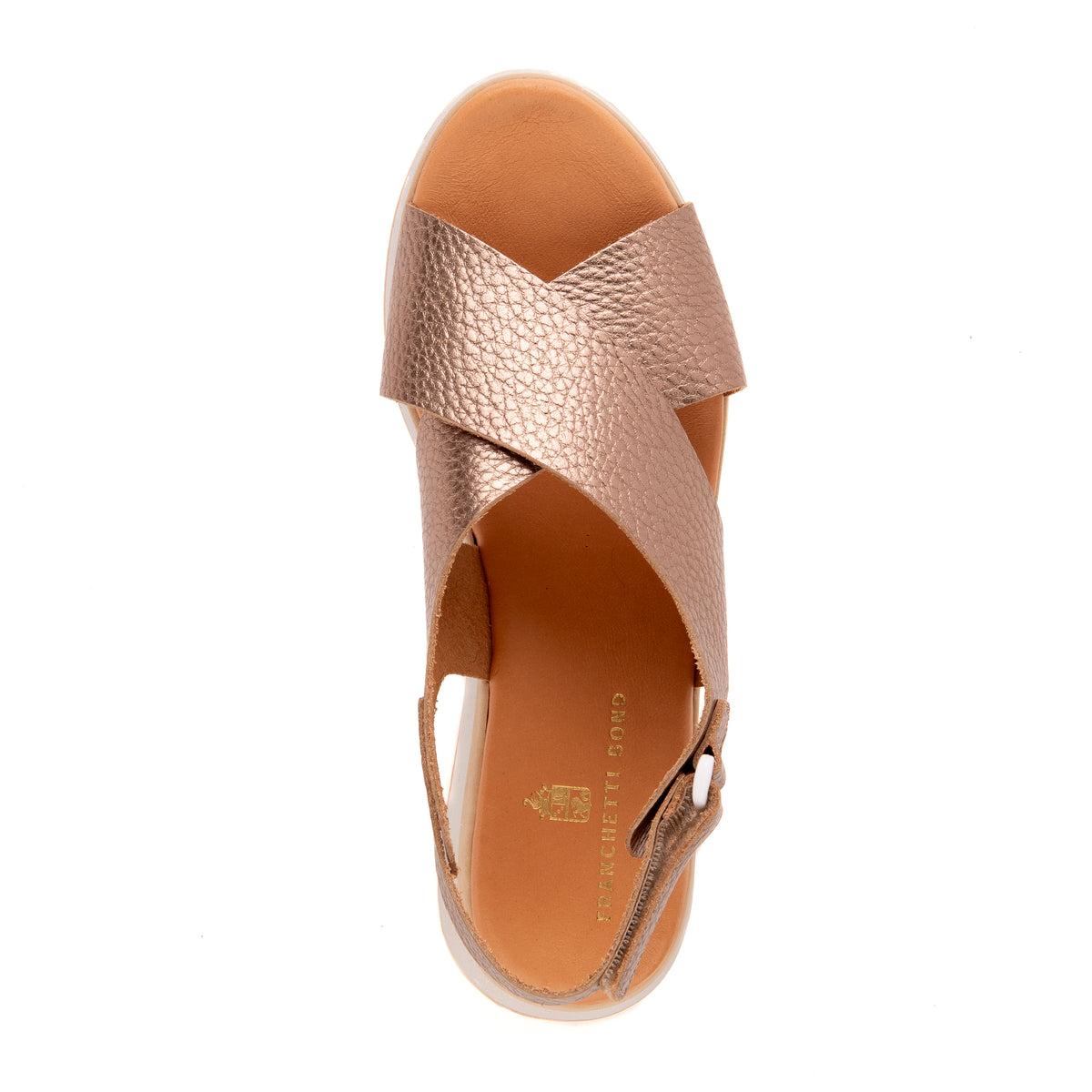 Sara Metallic Sling Back Sandal – Franchetti Bond